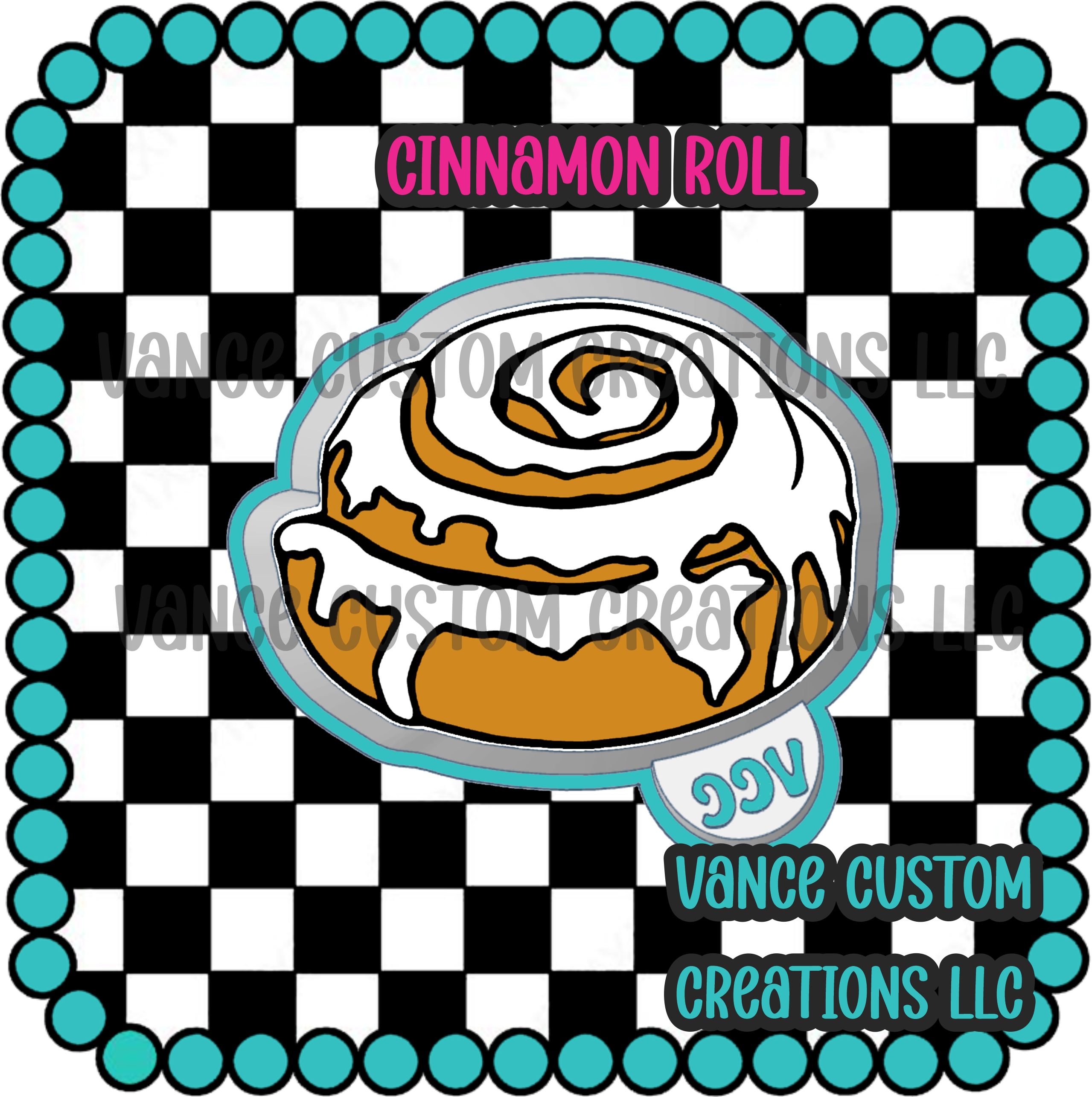 Cinnamon Roll Freshie Mold – Vance Custom Creations