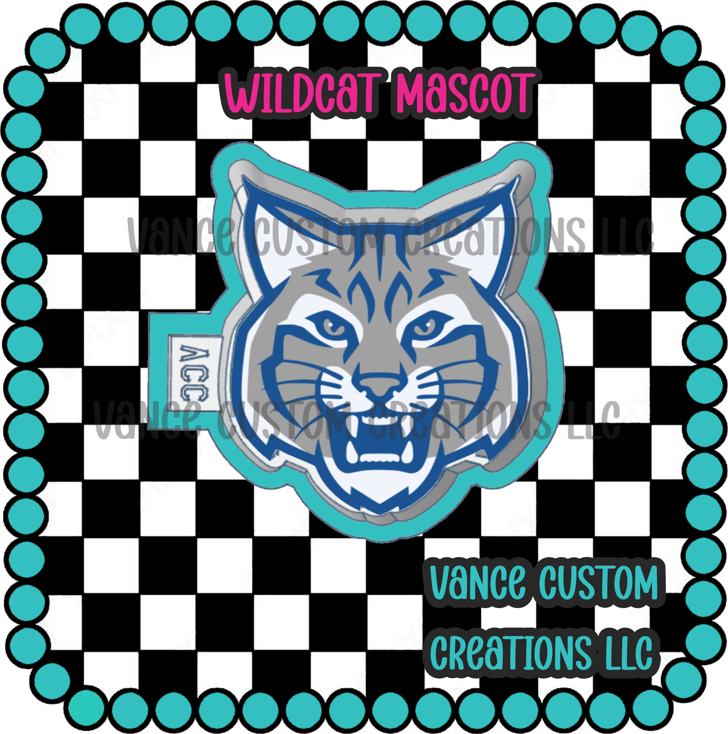 Wildcat Mascot Freshie Mold – Vance Custom Creations